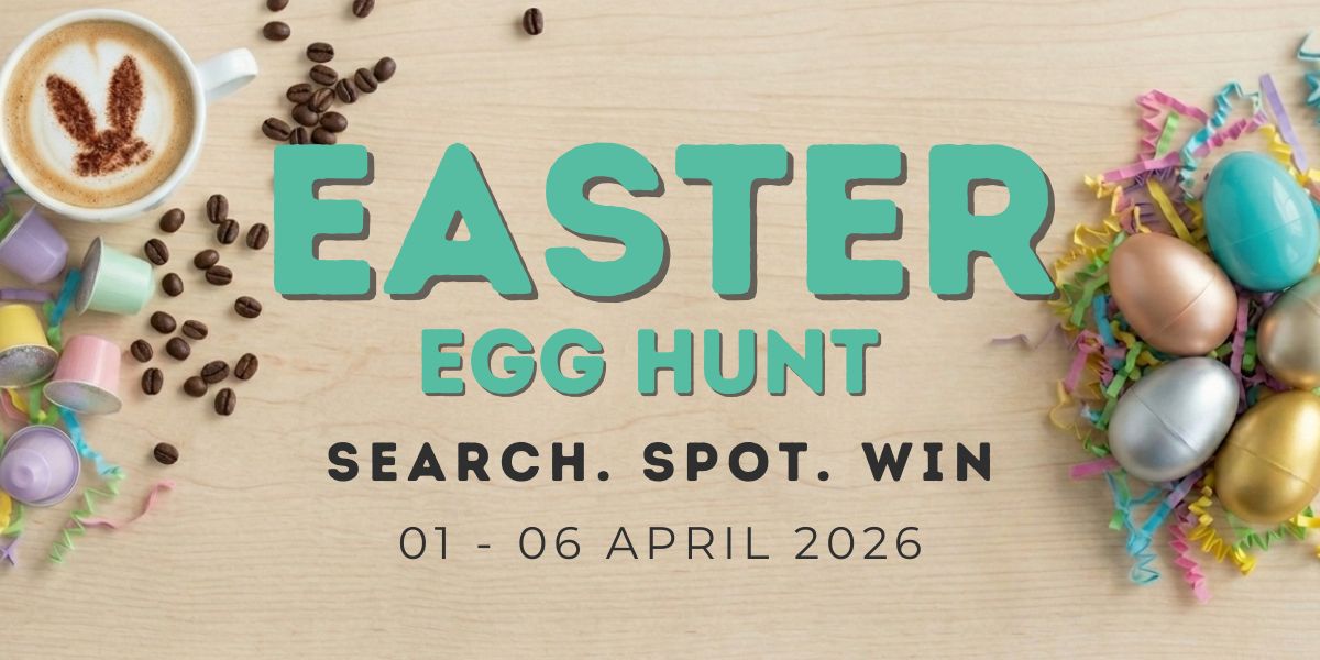 The Easter Egg Hunt is On: Hidden Eggs, Huge Wins! – Coffee Capsules Direct