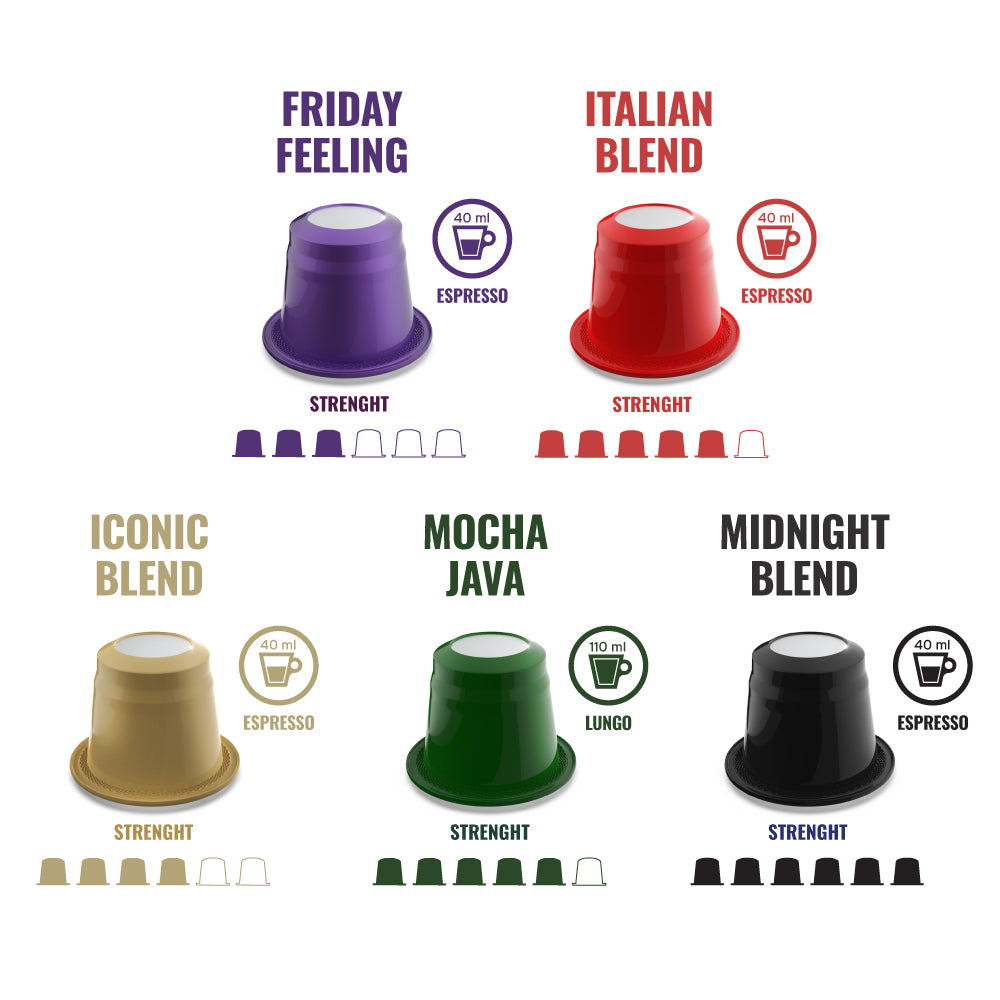 International Coffee Collection - 100 Nespresso Compatible Coffee ...