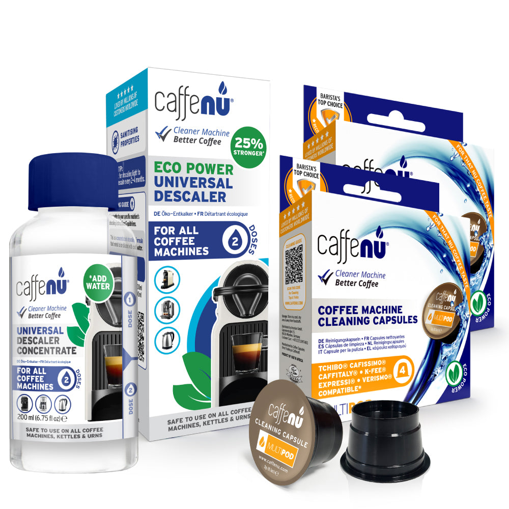 Caffenu Multipod Coffee Machine Cleaning Kit - K-fee & Caffitaly compa ...