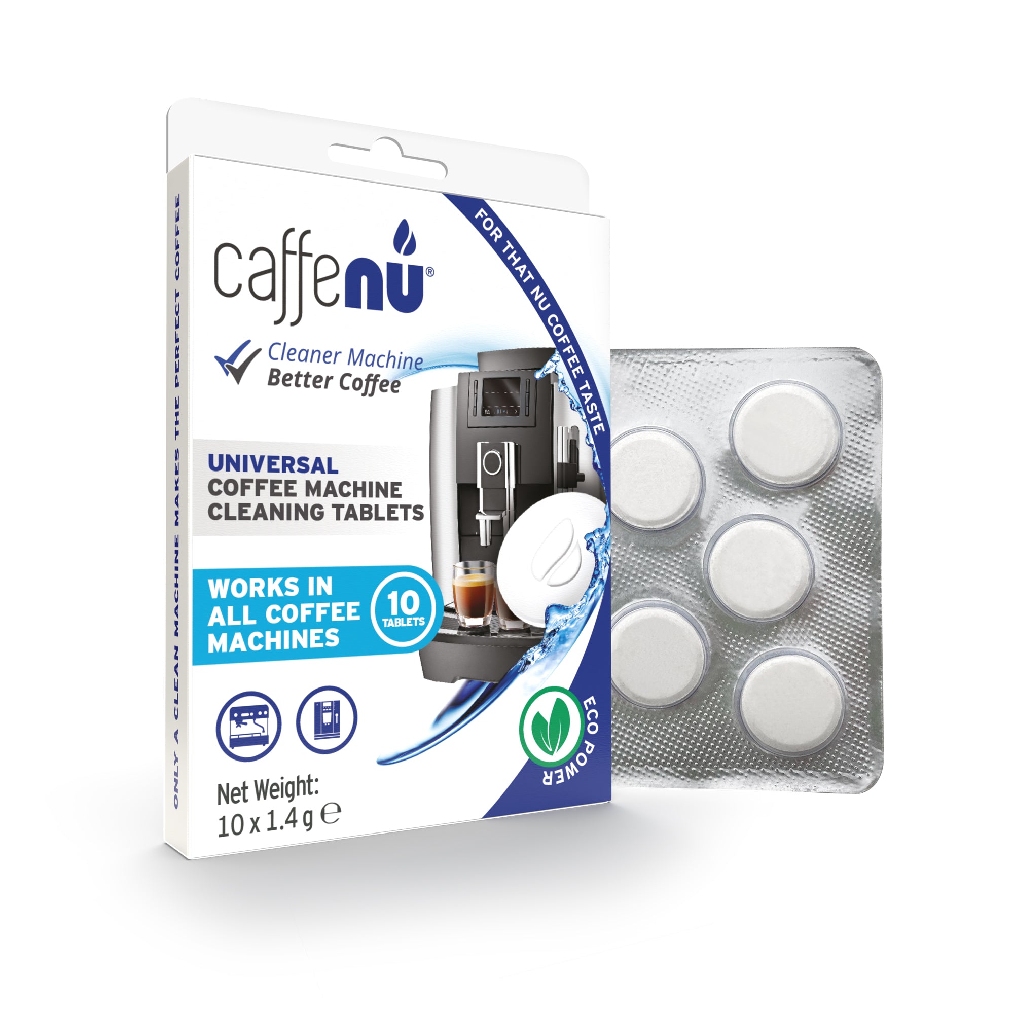 Caffenu Universal Coffee Machine Cleaning Tablets – Coffee Capsules Direct